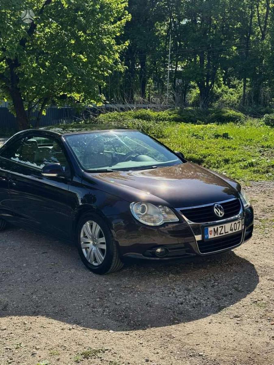 Brūns Volkswagen Eos 2007 Viļņa, ar dzinēja tilpumu 1.98 L un nobraukumu 217 tūkst. km par 3500 €, foto 3 vietnē AUTOMOTO.COM.LV