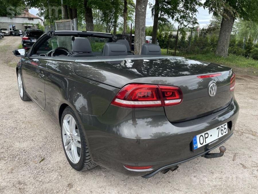 Brown Volkswagen Eos 2012 in Riga, with an engine capacity of 1.40 L and mileage of 212 thousand km for 6650 €, photo 4 on AUTOMOTO.COM.LV