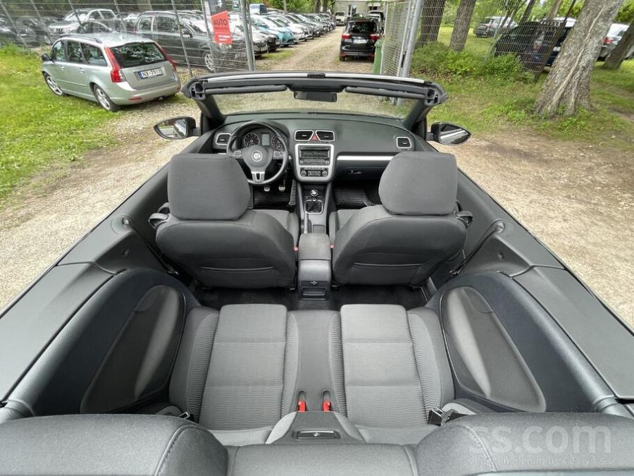 Brown Volkswagen Eos 2012 in Riga, with an engine capacity of 1.40 L and mileage of 212 thousand km for 6650 €, photo 17 on AUTOMOTO.COM.LV