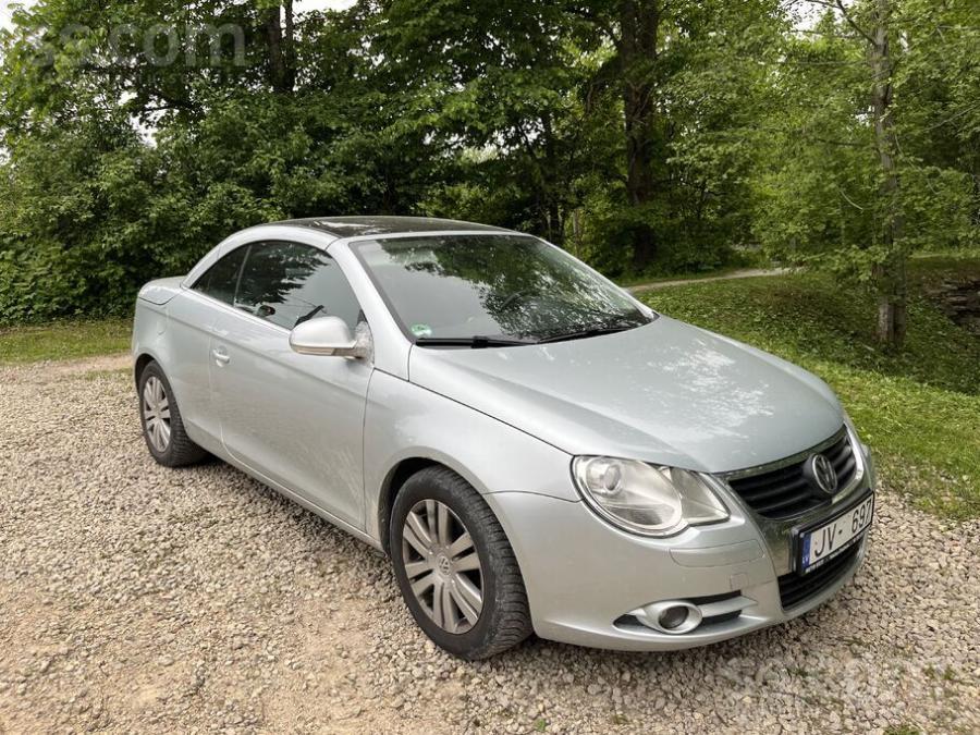 Volkswagen Eos 2006 in Riga, with an engine capacity of 2.00 L and mileage of 160 thousand km for 2999 €, photo 1 on AUTOMOTO.COM.LV
