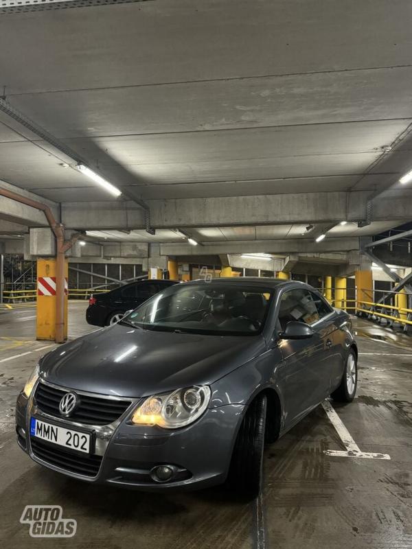 Grey Volkswagen Eos 2006 in Panevezys, with an engine capacity of 2.00 L and mileage of 190 thousand km for 2800 €, photo 1 on AUTOMOTO.COM.LV