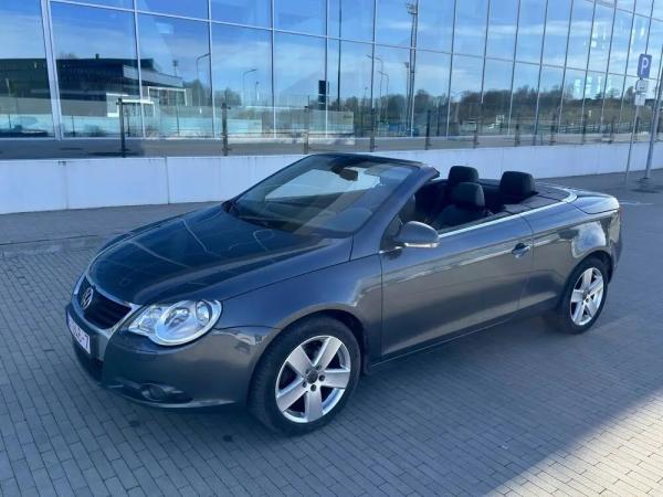 Grey Volkswagen Eos 2006 in Rezekne, with an engine capacity of 2.00 L and mileage of 284 thousand km for 3400 €, photo 1 on AUTOMOTO.COM.LV
