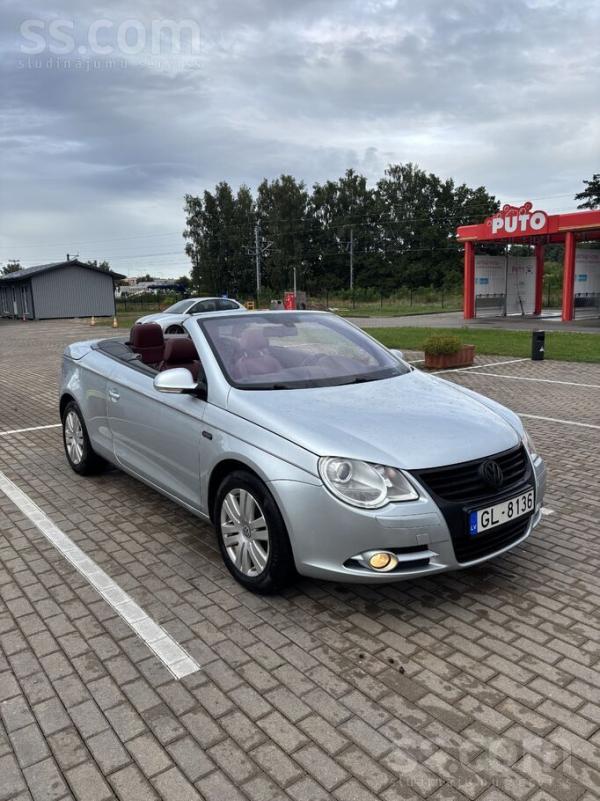 Pelēks Volkswagen Eos 2006 Rīga, ar dzinēja tilpumu 2.00 L un nobraukumu 285 tūkst. km par 3000 €, foto 4 vietnē AUTOMOTO.COM.LV