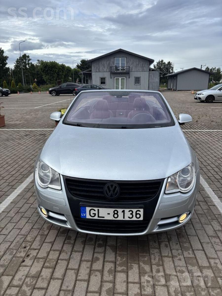 Grey Volkswagen Eos 2006 in Riga, with an engine capacity of 2.00 L and mileage of 285 thousand km for 3000 €, photo 9 on AUTOMOTO.COM.LV
