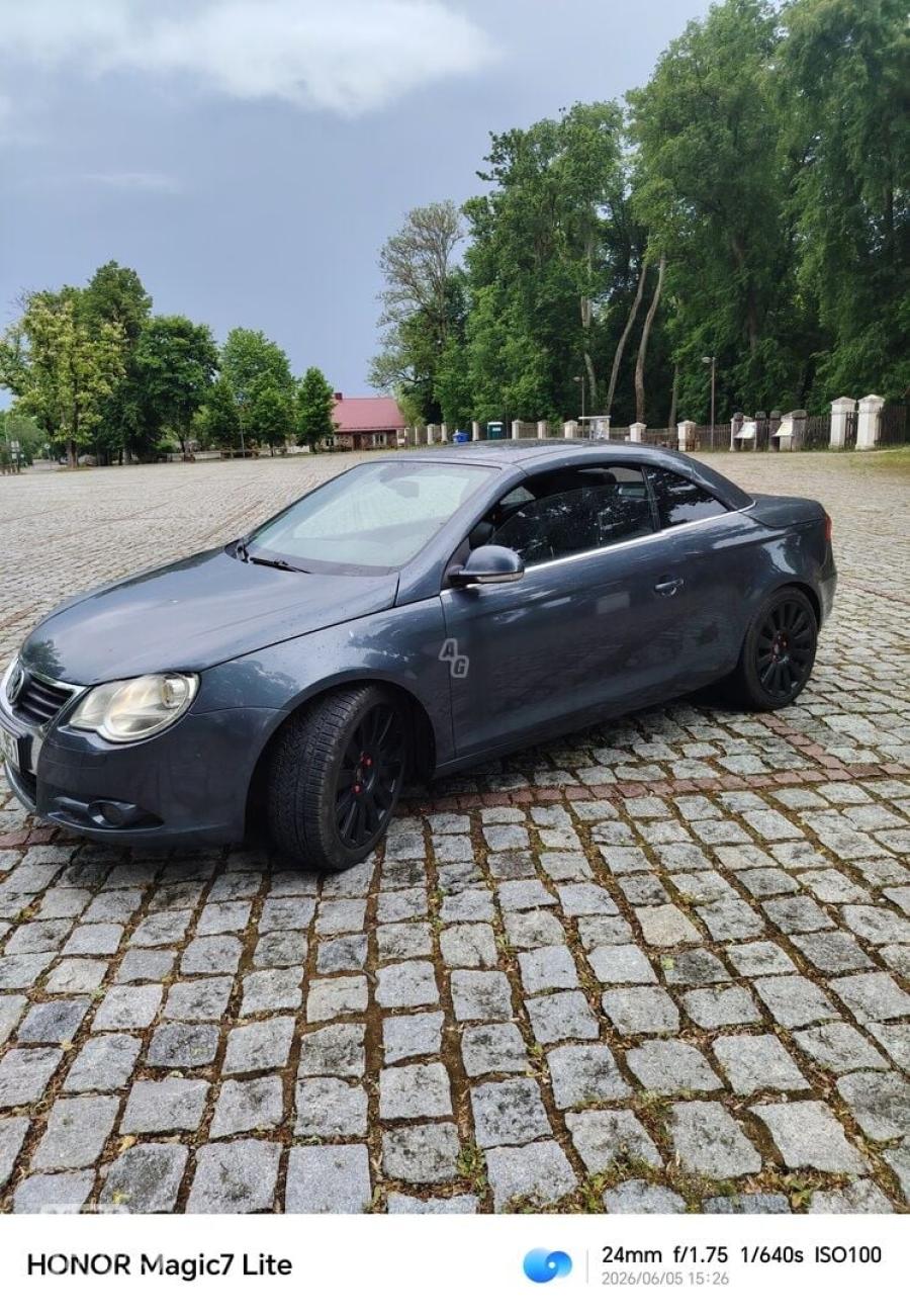 Pelēks Volkswagen Eos 2007 Šauļi, ar dzinēja tilpumu 2.00 L un nobraukumu 265 tūkst. km par 3800 €, foto 16 vietnē AUTOMOTO.COM.LV