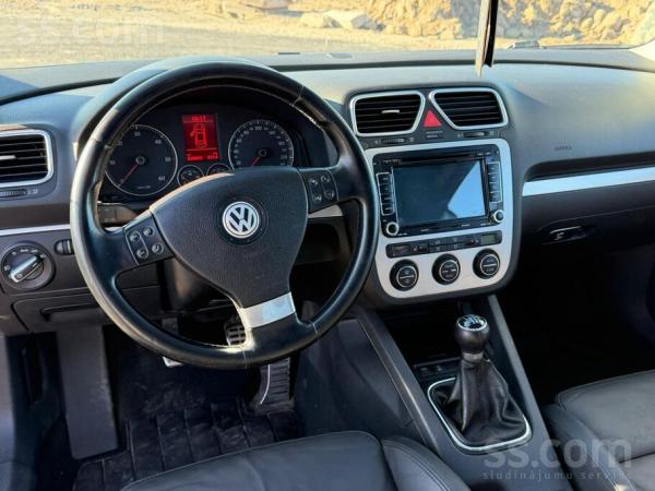 Grey Volkswagen Eos 2007 in Jelgava, with an engine capacity of 2.00 L and mileage of 298 thousand km for 2700 €, photo 10 on AUTOMOTO.COM.LV