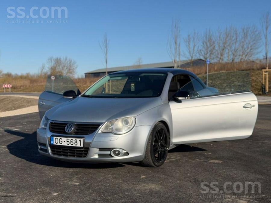 Pelēks Volkswagen Eos 2007 Jelgava, ar dzinēja tilpumu 2.00 L un nobraukumu 298 tūkst. km par 2700 €, foto 14 vietnē AUTOMOTO.COM.LV