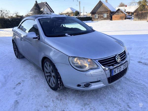 Grey Volkswagen Eos 2008 in Kaunas, with an engine capacity of 2.00 L and mileage of 400 thousand km for 1600 €, photo 6 on AUTOMOTO.COM.LV