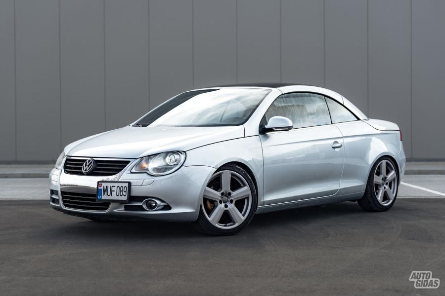 Pelēks Volkswagen Eos 2008 Klaipėda, ar dzinēja tilpumu 2.00 L un nobraukumu 303 tūkst. km par 3400 €, foto 6 vietnē AUTOMOTO.COM.LV