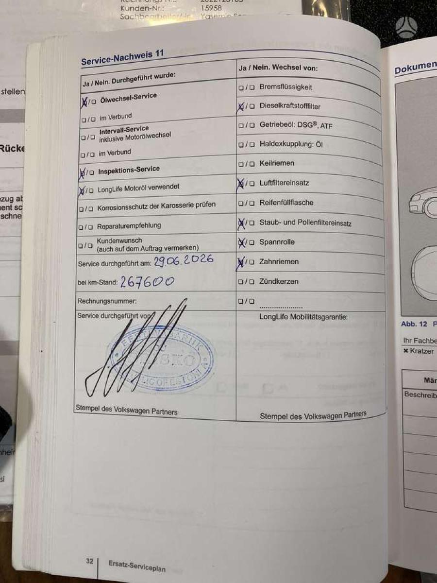 Серый Фольксваген Эос 2011 в Таллин, объемом двигателя 2.00 л и пробегом 268 тыс. км за 7700 €, фото 15 на AUTOMOTO.COM.LV
