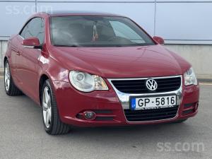 Красный Фольксваген Эос 2007 в Рига, объемом двигателя 2.00 л и пробегом 193 тыс. км за 3390 €, фото  на AUTOMOTO.COM.LV