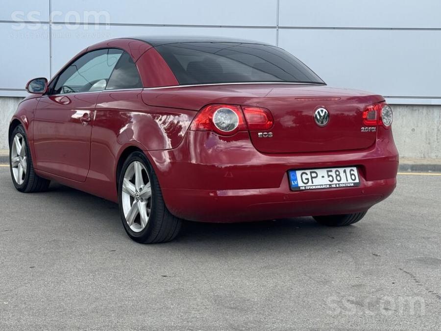 Sarkans Volkswagen Eos 2007 Rīga, ar dzinēja tilpumu 2.00 L un nobraukumu 193 tūkst. km par 3390 €, foto 4 vietnē AUTOMOTO.COM.LV
