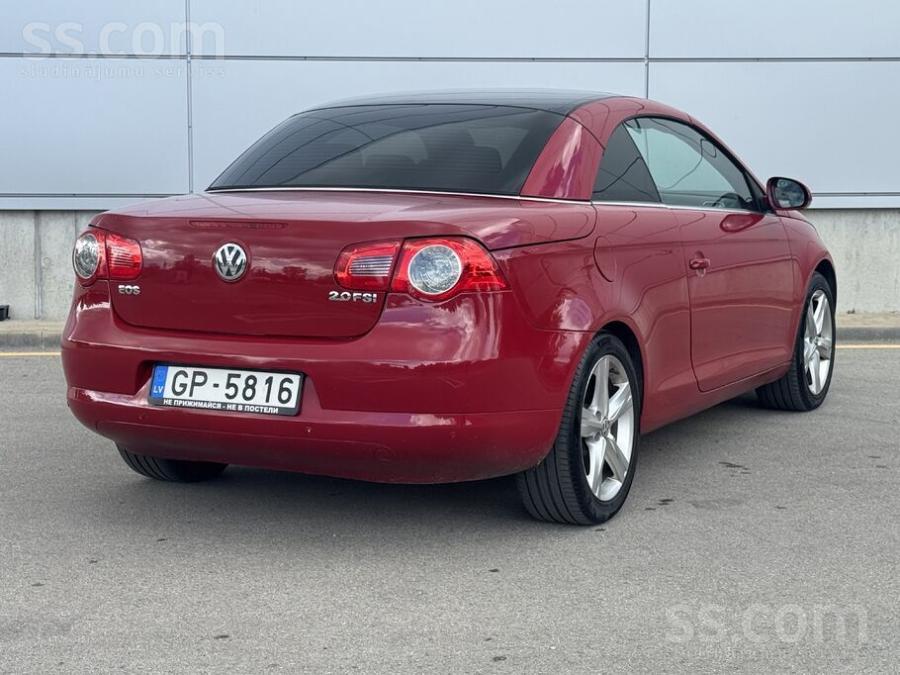 Sarkans Volkswagen Eos 2007 Rīga, ar dzinēja tilpumu 2.00 L un nobraukumu 193 tūkst. km par 3390 €, foto 5 vietnē AUTOMOTO.COM.LV