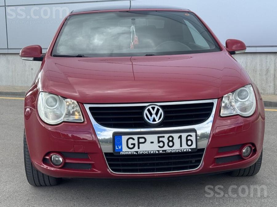Sarkans Volkswagen Eos 2007 Rīga, ar dzinēja tilpumu 2.00 L un nobraukumu 193 tūkst. km par 3390 €, foto 6 vietnē AUTOMOTO.COM.LV