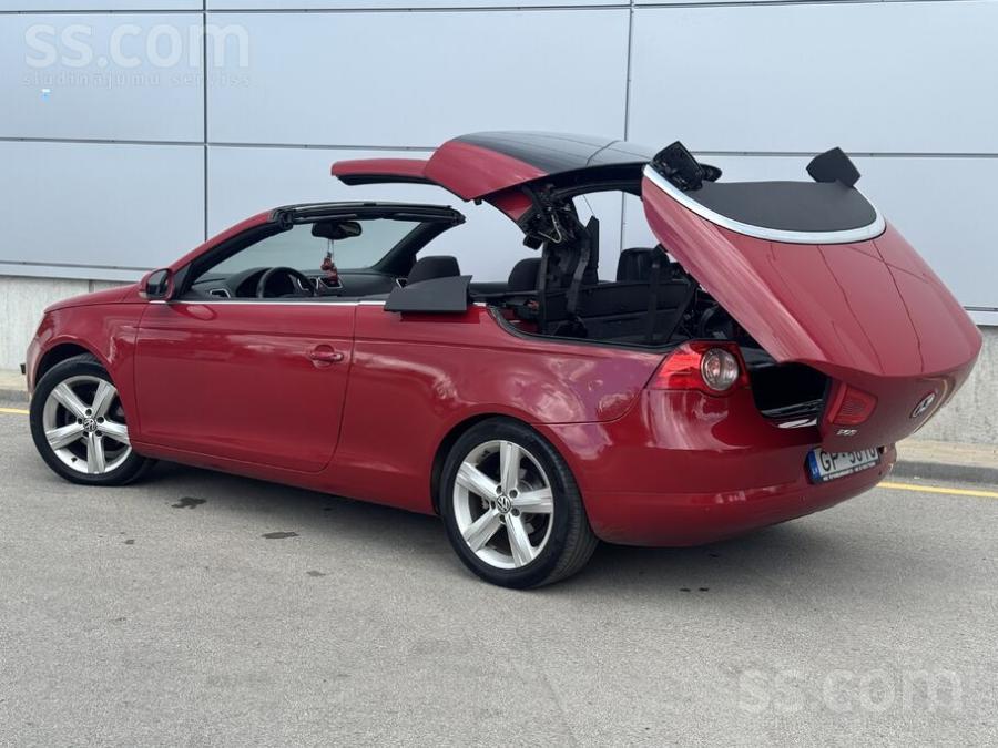 Sarkans Volkswagen Eos 2007 Rīga, ar dzinēja tilpumu 2.00 L un nobraukumu 193 tūkst. km par 3390 €, foto 10 vietnē AUTOMOTO.COM.LV