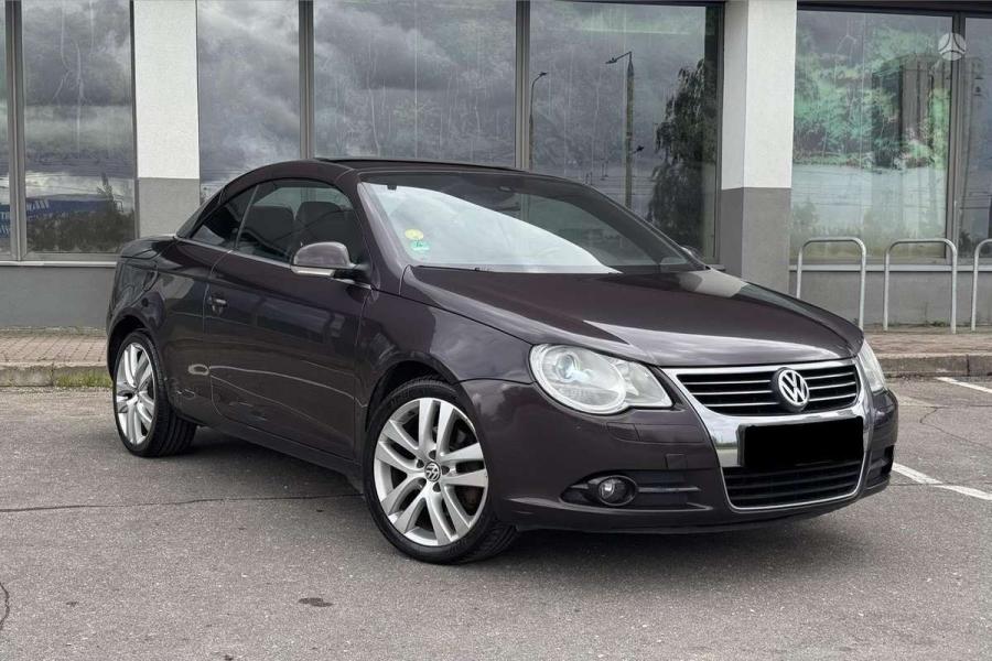 Violet Volkswagen Eos 2008 in Vilnius, with an engine capacity of 1.97 L and mileage of 319 thousand km for 4000 €, photo 4 on AUTOMOTO.COM.LV