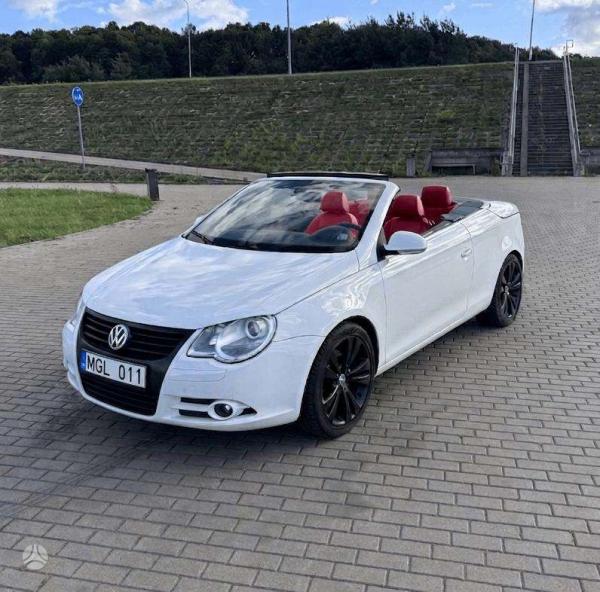 Balts Volkswagen Eos 2008 Kauņa, ar dzinēja tilpumu 1.97 L un nobraukumu 307 tūkst. km par 4600 €, foto 1 vietnē AUTOMOTO.COM.LV