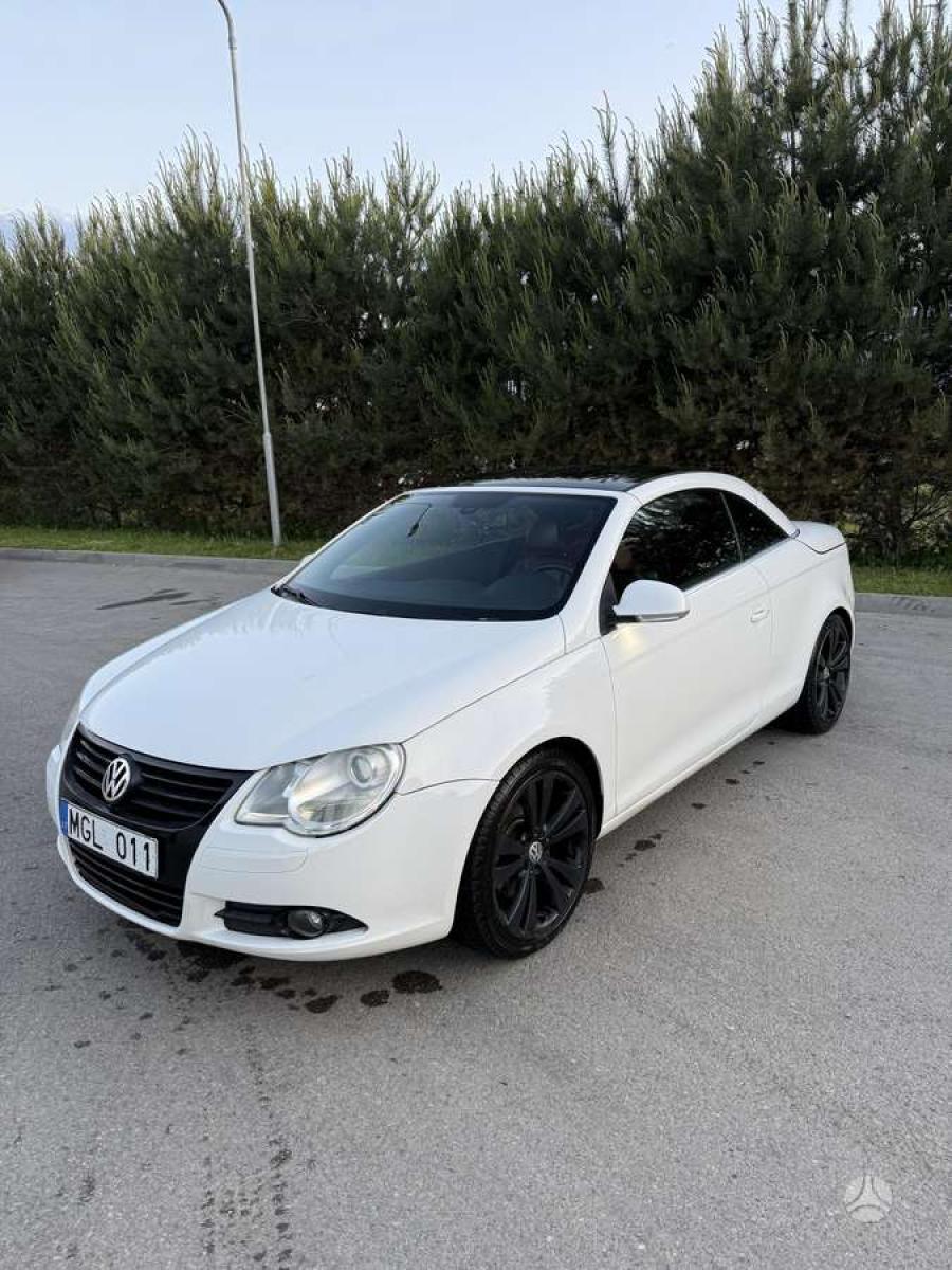 Balts Volkswagen Eos 2008 Kauņa, ar dzinēja tilpumu 1.97 L un nobraukumu 307 tūkst. km par 4600 €, foto 8 vietnē AUTOMOTO.COM.LV