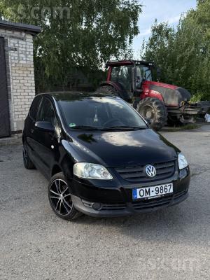 Black Volkswagen Fox 2007 in Madona, with an engine capacity of 1.20 L and mileage of 96 thousand km for 2130 €, photo  on AUTOMOTO.COM.LV