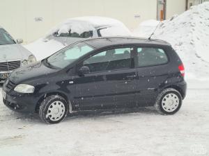 Black Volkswagen Fox 2008 in Klaipeda, with an engine capacity of 1.20 L and mileage of 231 thousand km for 1200 €, photo  on AUTOMOTO.COM.LV