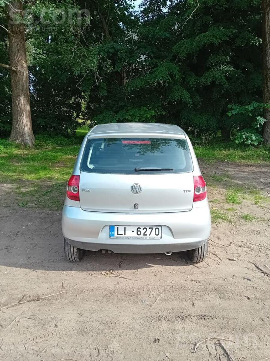 Volkswagen Fox 2006 Rīga, ar dzinēja tilpumu 1.40 L un nobraukumu 271 tūkst. km par 1200 €, foto 4 vietnē AUTOMOTO.COM.LV