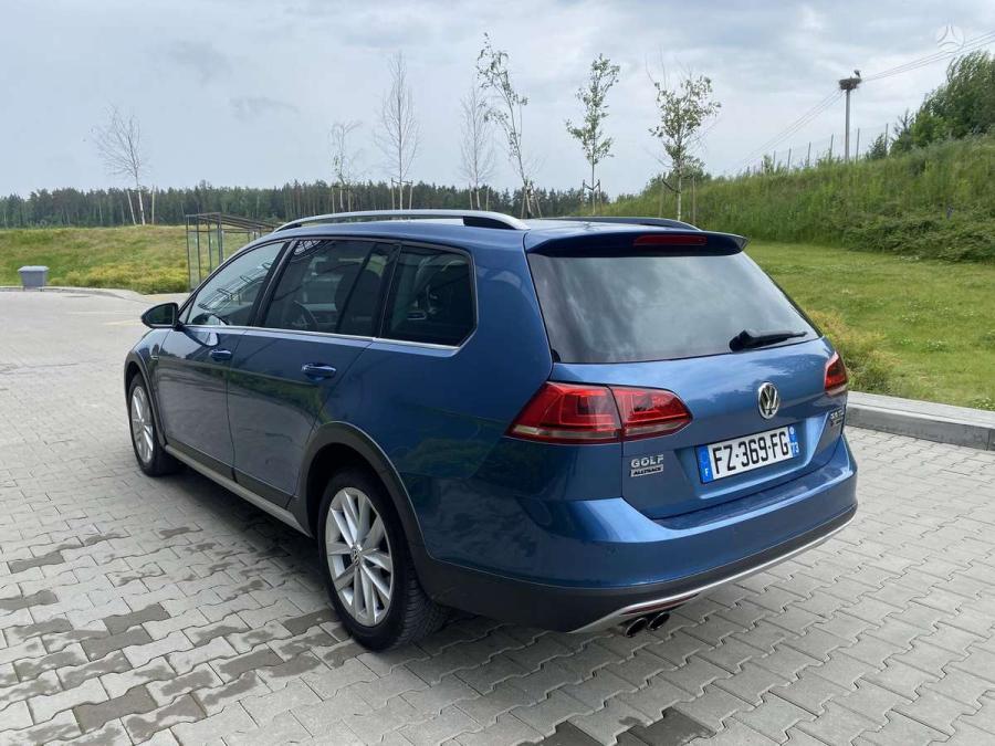 Синий Фольксваген Golf Alltrack 2015 в Вильнюс, объемом двигателя 1.97 л и пробегом 201 тыс. км за 9200 €, фото 6 на AUTOMOTO.COM.LV