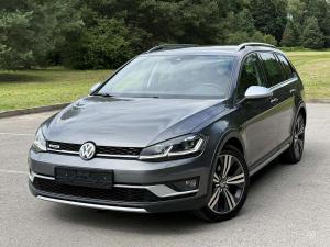 Pelēks Volkswagen Golf Alltrack 2017 Prienai, ar dzinēja tilpumu 1.97 L un nobraukumu 283 tūkst. km par 8950 €, foto  vietnē AUTOMOTO.COM.LV