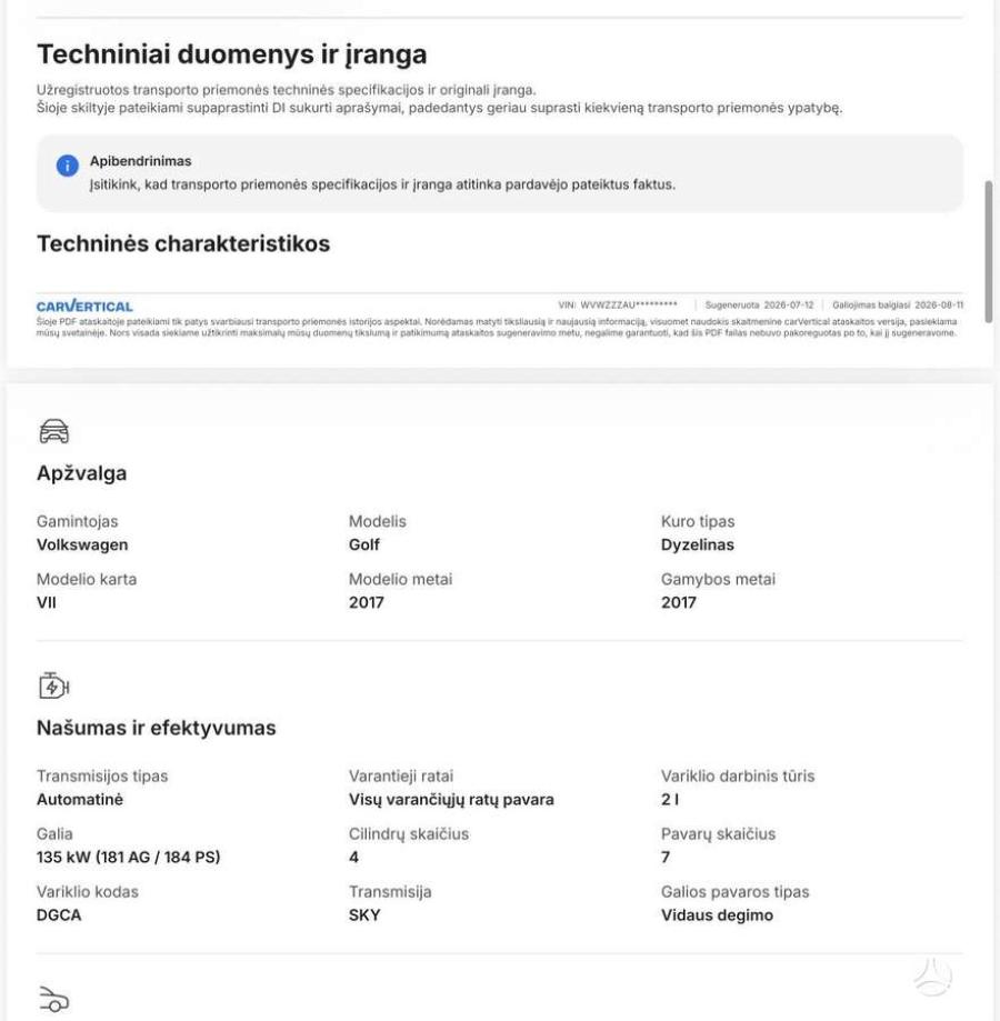 Pelēks Volkswagen Golf Alltrack 2017 Prienai, ar dzinēja tilpumu 1.97 L un nobraukumu 283 tūkst. km par 8950 €, foto 47 vietnē AUTOMOTO.COM.LV