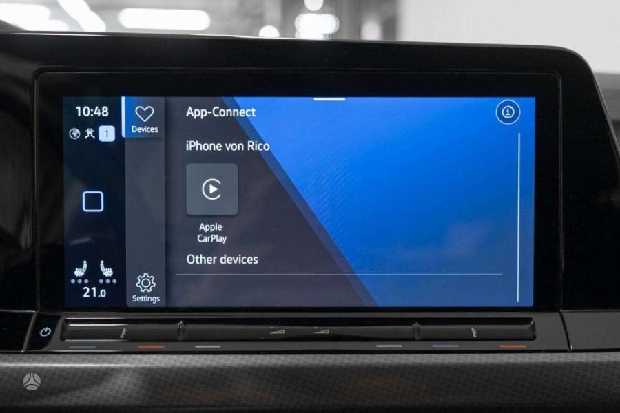 Pelēks Volkswagen Golf Alltrack 2023 Viļņa, ar dzinēja tilpumu 2.00 L un nobraukumu 160 tūkst. km par 21900 €, foto 18 vietnē AUTOMOTO.COM.LV