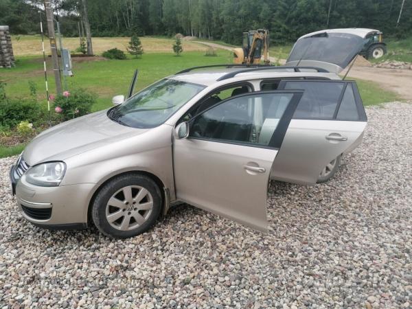 Beige Volkswagen Golf 2009 in Voru, with an engine capacity of 1.90 L and mileage of 0 thousand km for 1800 €, photo 1 on AUTOMOTO.COM.LV