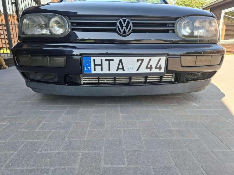 Black Volkswagen Golf 1996 in Kretinga, with an engine capacity of 1.90 L and mileage of 271 thousand km for 3200 €, photo 12 on AUTOMOTO.COM.LV