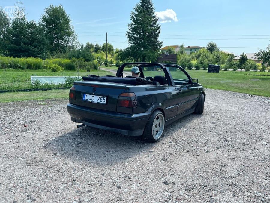 Black Volkswagen Golf 1997 in Vilnius, with an engine capacity of 1.80 L and mileage of 205 thousand km for 1800 €, photo 7 on AUTOMOTO.COM.LV