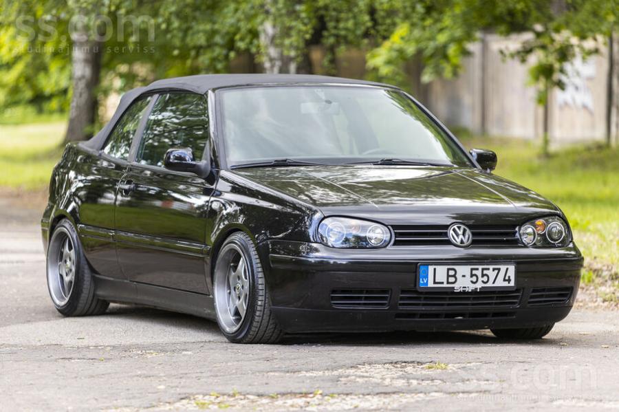 Melns Volkswagen Golf 2000 Rīga, ar dzinēja tilpumu 1.90 L un nobraukumu 128 tūkst. km par 2699 €, foto 2 vietnē AUTOMOTO.COM.LV