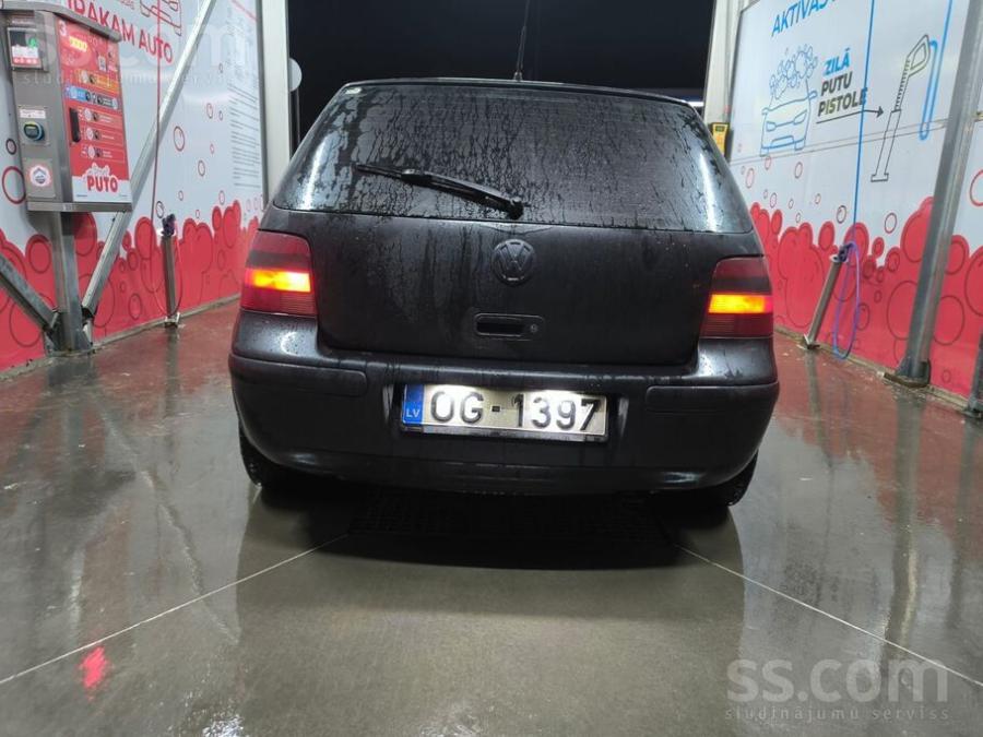 Melns Volkswagen Golf 1999 Rīga, ar dzinēja tilpumu 1.90 L un nobraukumu 423 tūkst. km par 1200 €, foto 6 vietnē AUTOMOTO.COM.LV
