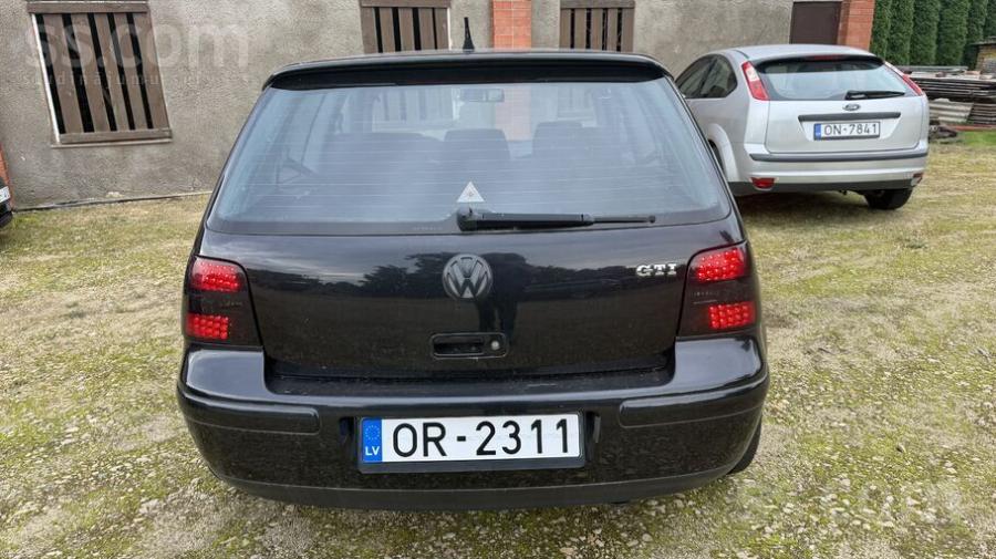 Black Volkswagen Golf 1999 in Limbazi, with an engine capacity of 1.80 L and mileage of 300 thousand km for 3300 €, photo 6 on AUTOMOTO.COM.LV