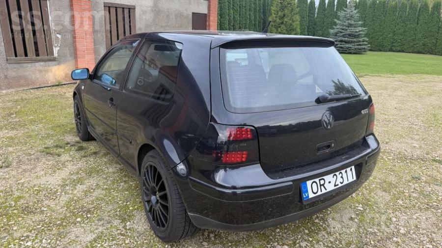 Black Volkswagen Golf 1999 in Limbazi, with an engine capacity of 1.80 L and mileage of 300 thousand km for 3300 €, photo 7 on AUTOMOTO.COM.LV