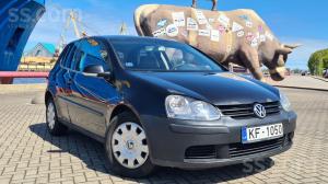 Melns Volkswagen Golf 2004 Ventspils, ar dzinēja tilpumu 1.90 L un nobraukumu 458 tūkst. km par 1050 €, foto  vietnē AUTOMOTO.COM.LV