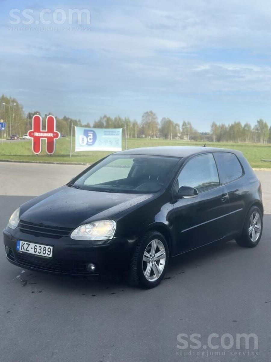 Melns Volkswagen Golf 2006 Kuldīga, ar dzinēja tilpumu 1.90 L un nobraukumu 0 tūkst. km par 1450 €, foto 3 vietnē AUTOMOTO.COM.LV