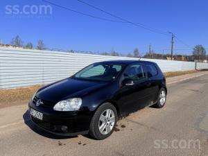 Melns Volkswagen Golf 2008 Rīga, ar dzinēja tilpumu 1.90 L un nobraukumu 276 tūkst. km par 745 €, foto  vietnē AUTOMOTO.COM.LV