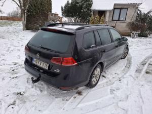 Black Volkswagen Golf 2015 in Kupiskis, with an engine capacity of 1.60 L and mileage of 231 thousand km for 5400 €, photo 12 on AUTOMOTO.COM.LV