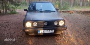 Black Volkswagen Golf 1990 in Johvi, with an engine capacity of 1.80 L and mileage of 227 thousand km for 2500 €, photo  on AUTOMOTO.COM.LV