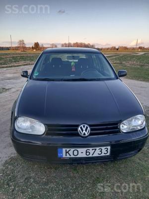 Black Volkswagen Golf 1998 in Talsi, with an engine capacity of 1.60 L and mileage of 0 thousand km for 750 €, photo  on AUTOMOTO.COM.LV