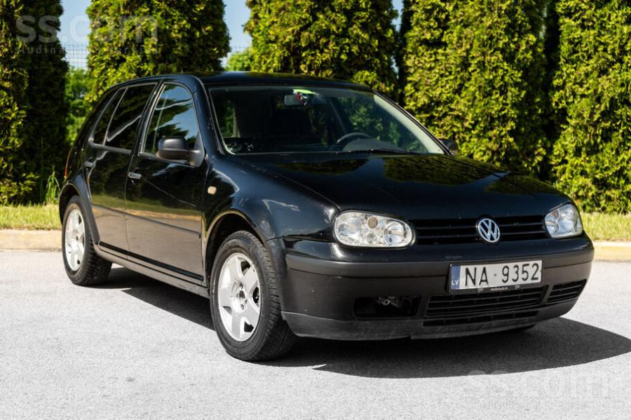 Melns Volkswagen Golf 1999 Jelgava, ar dzinēja tilpumu 1.90 L un nobraukumu 449 tūkst. km par 1300 €, foto 1 vietnē AUTOMOTO.COM.LV