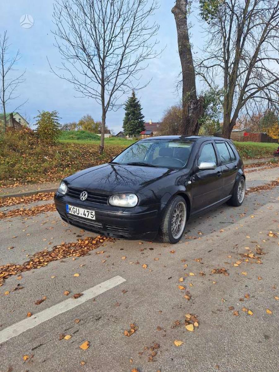Black Volkswagen Golf 1999 in Kaunas, with an engine capacity of 1.90 L and mileage of 240 thousand km for 1150 €, photo 1 on AUTOMOTO.COM.LV