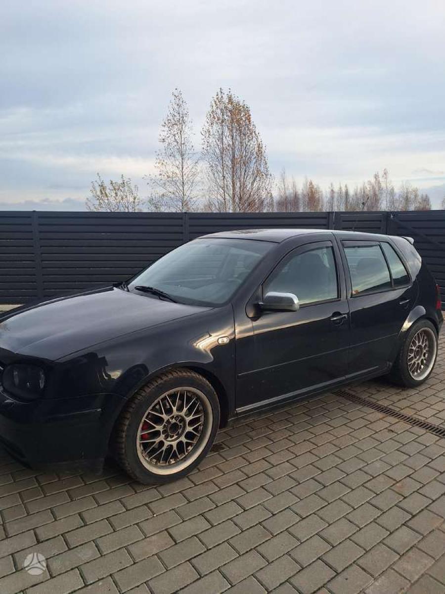 Black Volkswagen Golf 1999 in Kaunas, with an engine capacity of 1.90 L and mileage of 240 thousand km for 1150 €, photo 10 on AUTOMOTO.COM.LV