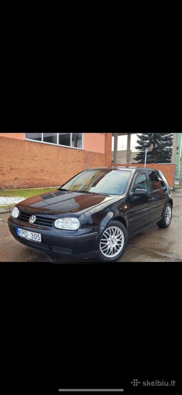 Black Volkswagen Golf 1999 in Siauliai, with an engine capacity of 1.90 L and mileage of 355 thousand km for 1200 €, photo 1 on AUTOMOTO.COM.LV