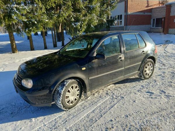 Black Volkswagen Golf 1999 in Kuldiga, with an engine capacity of 1.90 L and mileage of 374 thousand km for 1000 €, photo 1 on AUTOMOTO.COM.LV