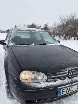 Melns Volkswagen Golf 1999 Ukmergė, ar dzinēja tilpumu 1.90 L un nobraukumu 389 tūkst. km par 600 €, foto  vietnē AUTOMOTO.COM.LV