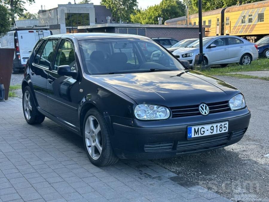 Black Volkswagen Golf 1999 in Riga, with an engine capacity of 1.80 L and mileage of 0 thousand km for 1500 €, photo 1 on AUTOMOTO.COM.LV