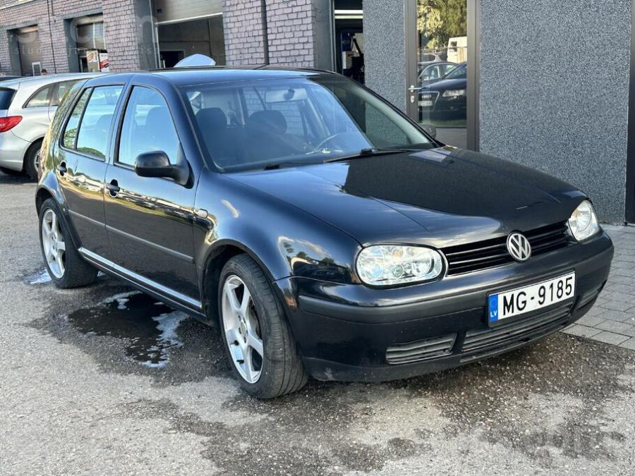 Black Volkswagen Golf 1999 in Riga, with an engine capacity of 1.80 L and mileage of 0 thousand km for 1500 €, photo 8 on AUTOMOTO.COM.LV